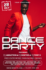 Formal Party Poster Template | PosterMyWall