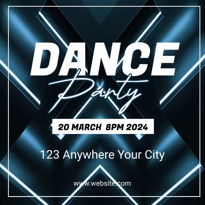 dance party video template | PosterMyWall