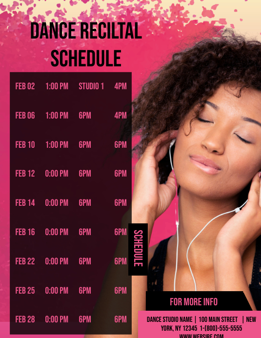 Dance Recital Template | PosterMyWall