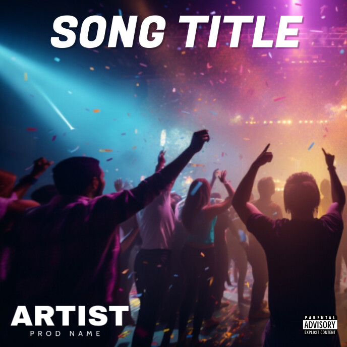 Copy of Dance Song Album Cover Album Cover | PosterMyWall