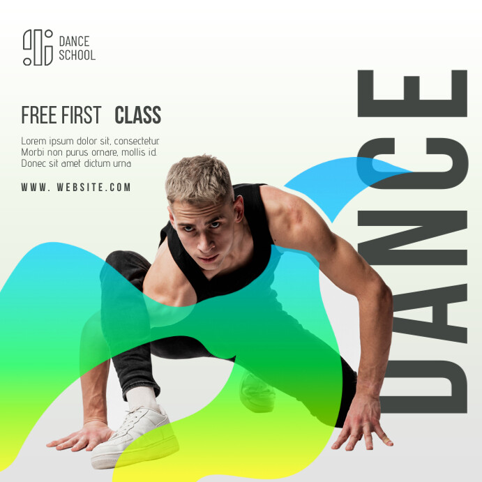 dance studio classes FLYER Template | PosterMyWall