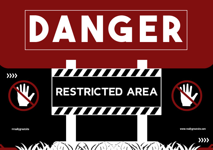 Danger Flyer Template | PosterMyWall