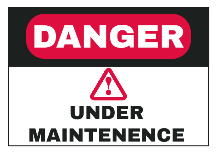 Copy of Danger Under Maintenence notice template | PosterMyWall