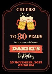 Beer Party Invitation Template | PosterMyWall