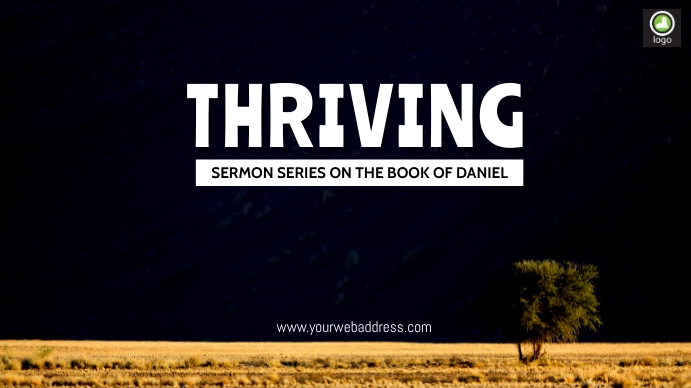 Daniel Sermon Series Template | PosterMyWall