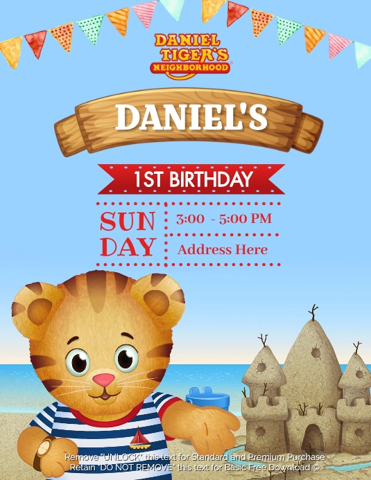 Daniel Tiger’s Neighborhood Template | PosterMyWall
