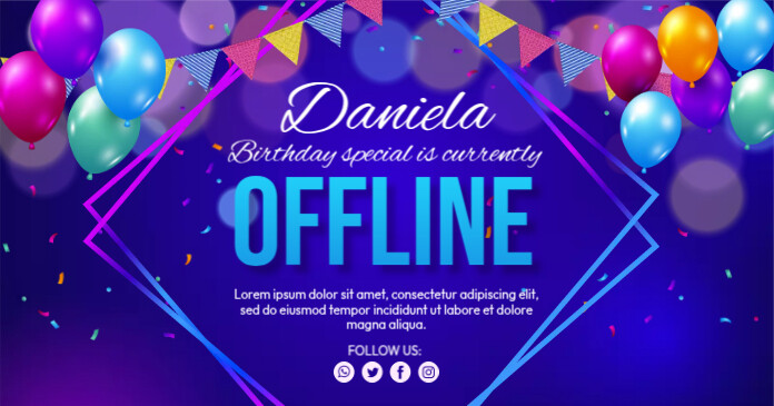 Daniela's Birthday Invitation Template | PosterMyWall