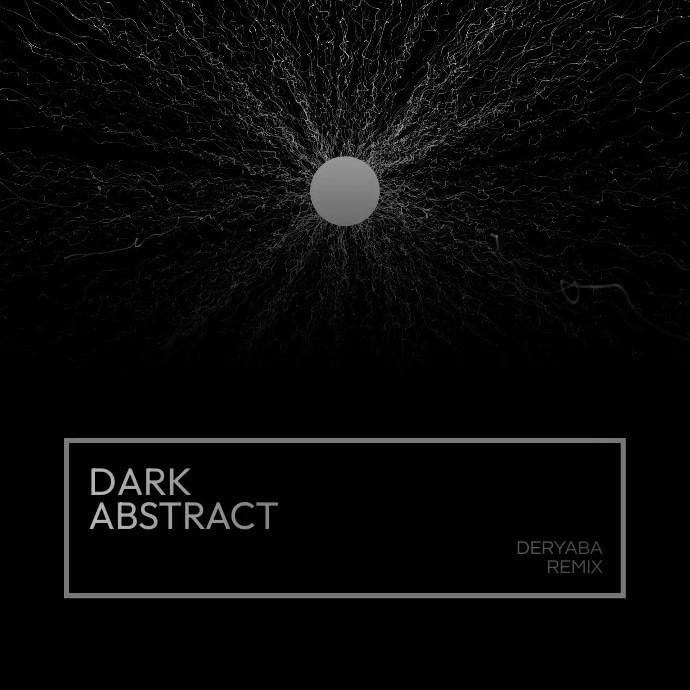 Dark Abstract Circle Video Album Cover Template | PosterMyWall