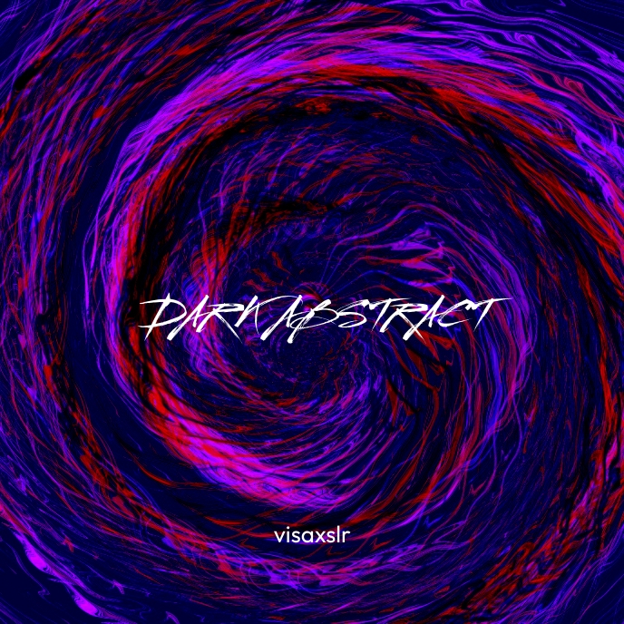 Copy of Dark Abstract Spiral Album CD Cover Template | PosterMyWall
