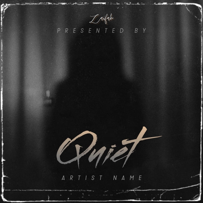 Dark album covers template | PosterMyWall