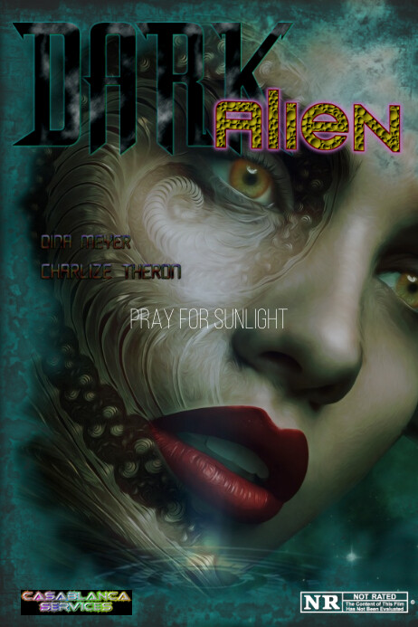 Modèle DARK ALIEN | PosterMyWall