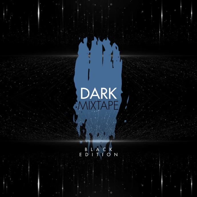 Dark Black Video Album Cover Template | PosterMyWall