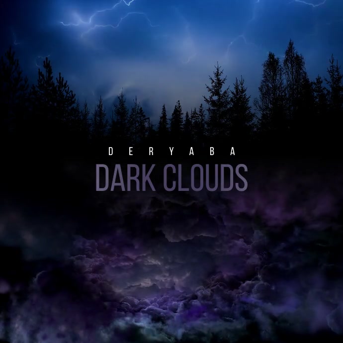 Dark Clouds Sky Album CD Cover Video Music Template | PosterMyWall