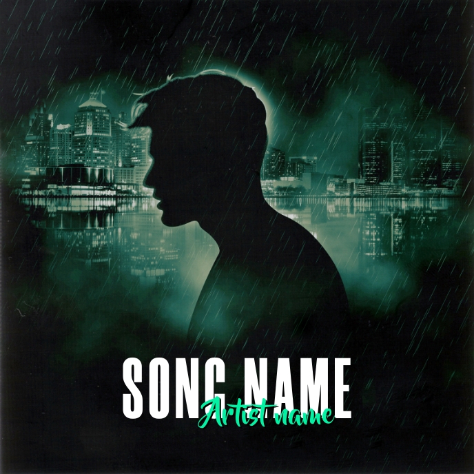 dark cover art by belkacem designer Template | PosterMyWall