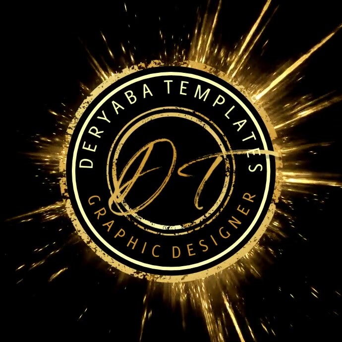 Dark Gold Circle Video Logo Maker Template | PosterMyWall