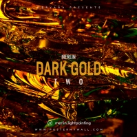 Abstract Gold album cover template | PosterMyWall