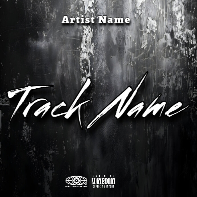 Dark Grunge Cd Mixtape Album Cover Template | PosterMyWall