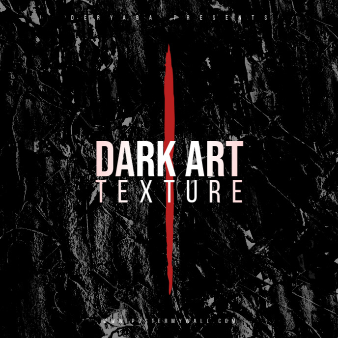 Template Sampul Cd Tekstur Grunge Gelap | PosterMyWall