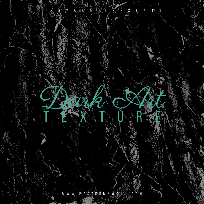 Dark Grunge Texture CD Cover Art Template | PosterMyWall