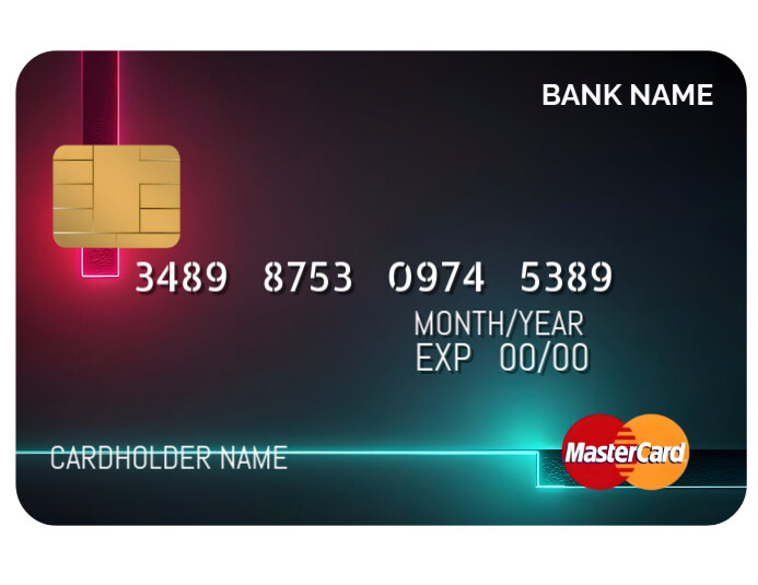 Copy of Dark Maximalist Bank Credit Debit Atm Card Flyer (us Letter ...