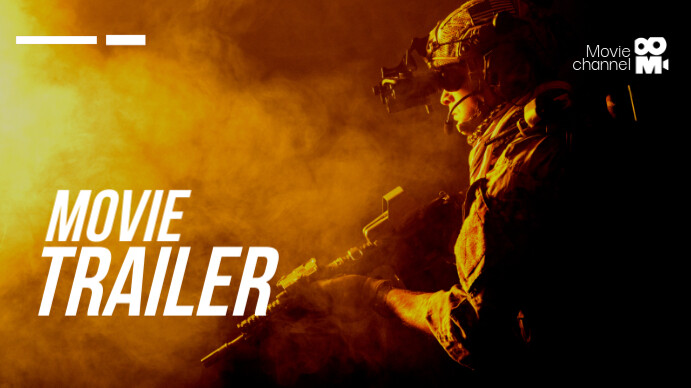 Dark Modern Movie Trailer Youtube Thumbnail Template | PosterMyWall
