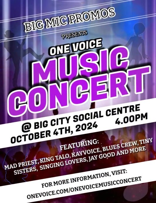 dark music concert flyer template | PosterMyWall