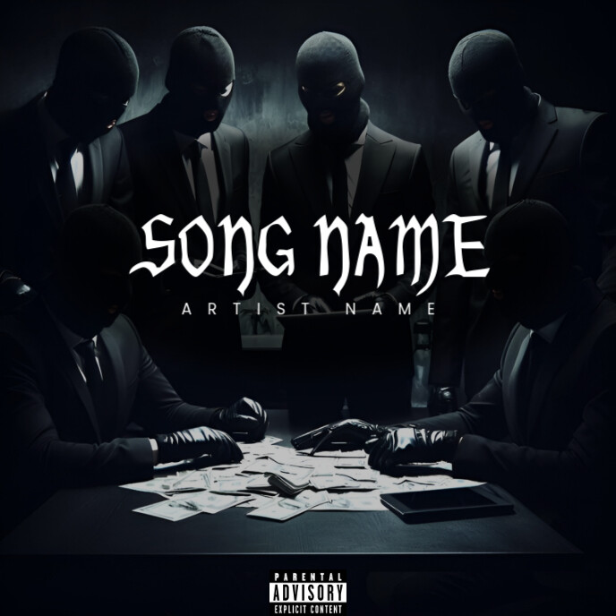 Dark music Cover Template | PosterMyWall