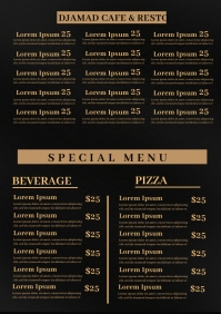 Menu Front Page Template | PosterMyWall