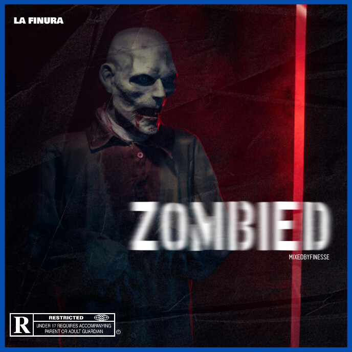 Modèle Dark Vintage Zombie Album Cover | PosterMyWall