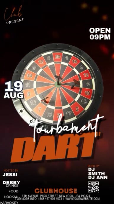 Dart Final Video Template | PosterMyWall