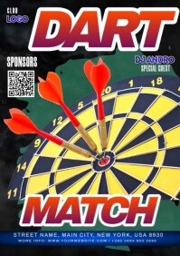 Dart Match Championship Template | PosterMyWall