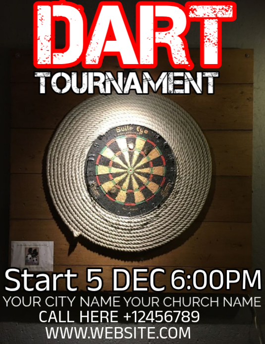 dart tournament Template | PosterMyWall