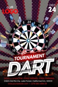 Dart Tournament Poster Template | PosterMyWall