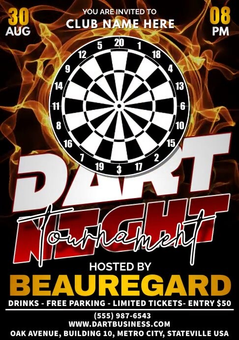 Copy of Darts Night Tournament | PosterMyWall