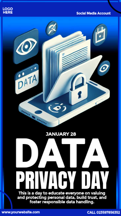 Plantilla de Data Privacy Day Ad | PosterMyWall