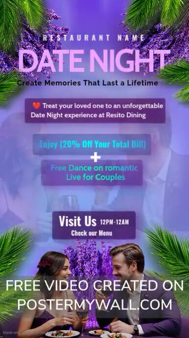 Copy of Date night flyers | PosterMyWall