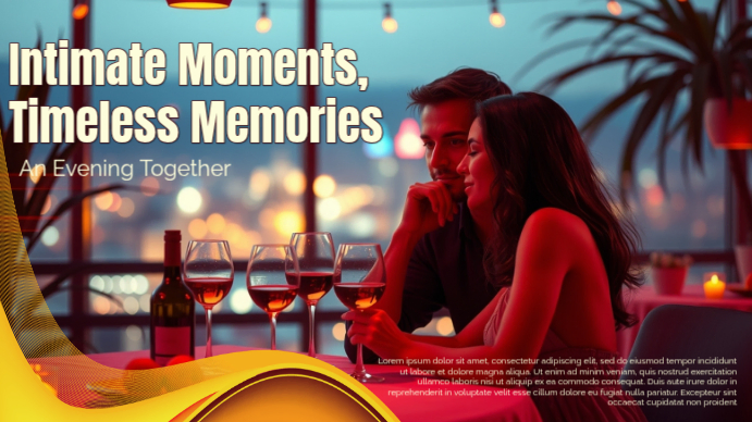 Date Night Presentation Slide – Romantic Lifestyle Design Template ...