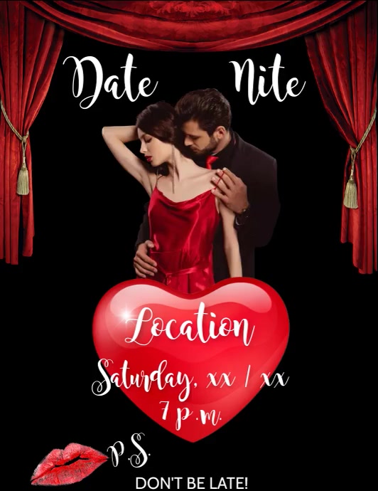 DATE NIGHT V.2 Template | PosterMyWall