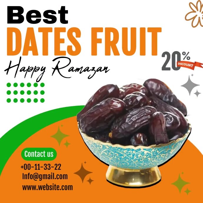 Dates fruit template | PosterMyWall