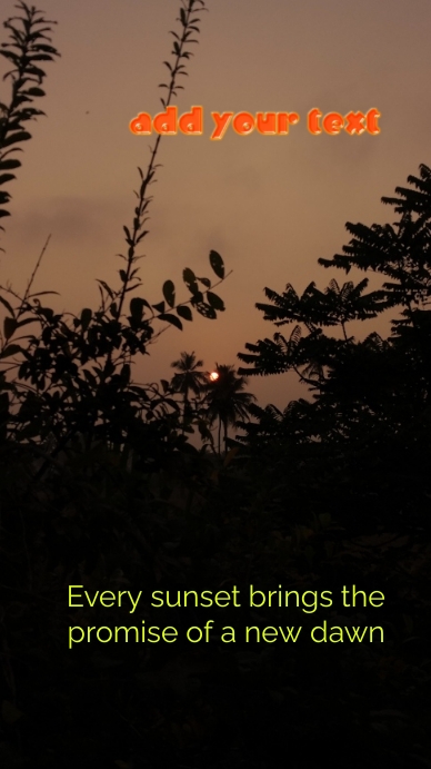 Dawn status Template | PosterMyWall