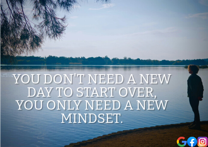 DAY AND MINDSET QUOTE TEMPLATE | PosterMyWall