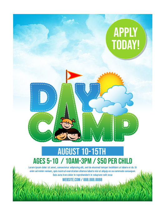 day camp Template | PosterMyWall