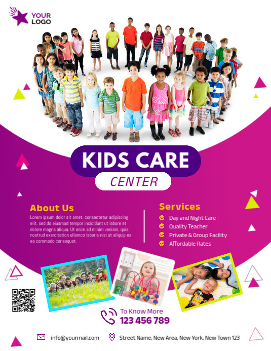 Copy of Day Care Template | PosterMyWall