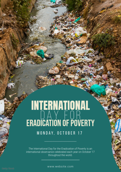 Day for the Eradication of Poverty Template | PosterMyWall