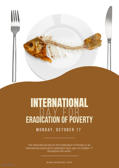 Day for the Eradication of Poverty Template | PosterMyWall