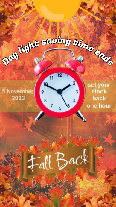 Copy of Day light saving (1) | PosterMyWall
