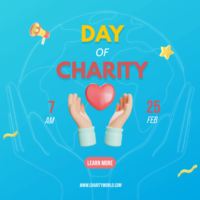 Copy of Day of Charity | PosterMyWall