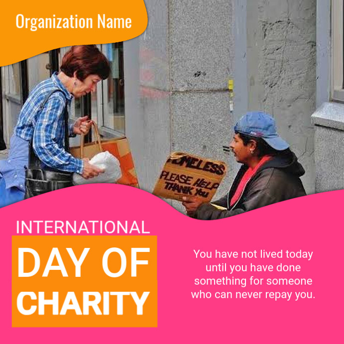 Copy of Day of Charity | PosterMyWall