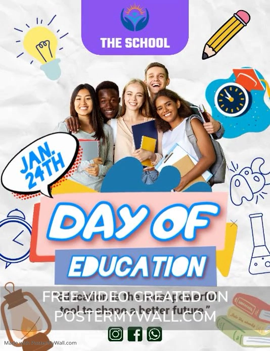Day of Education Ads Template | PosterMyWall