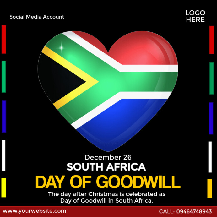 Plantilla de Day of Goodwill | PosterMyWall